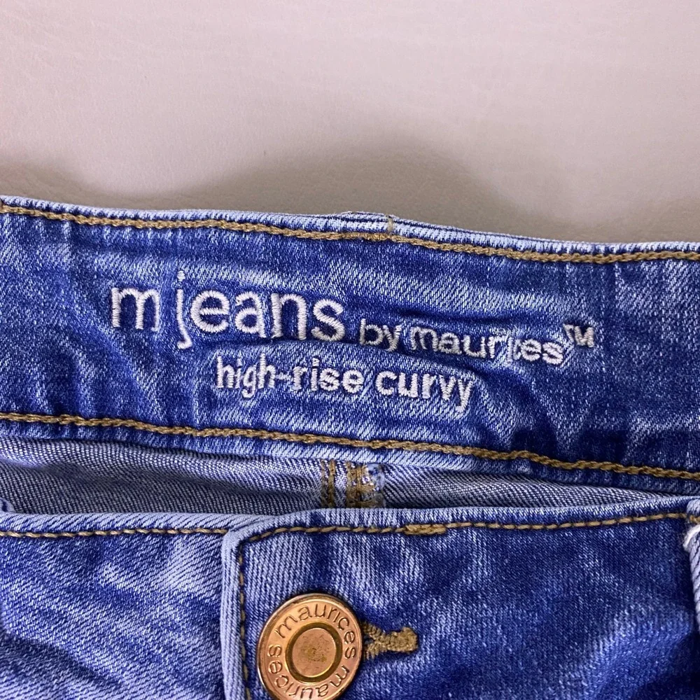 Maurices | Jeans | Maurices M Wide Leg Jeans Womens Plus 8w Blue High ...
